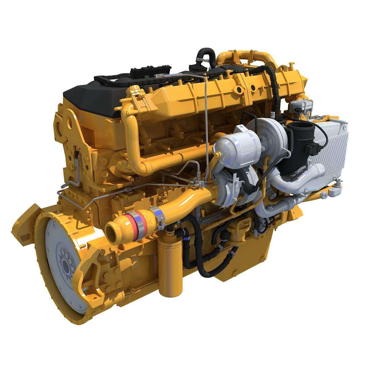 Truck Engine - 3D Model by 3D Horse