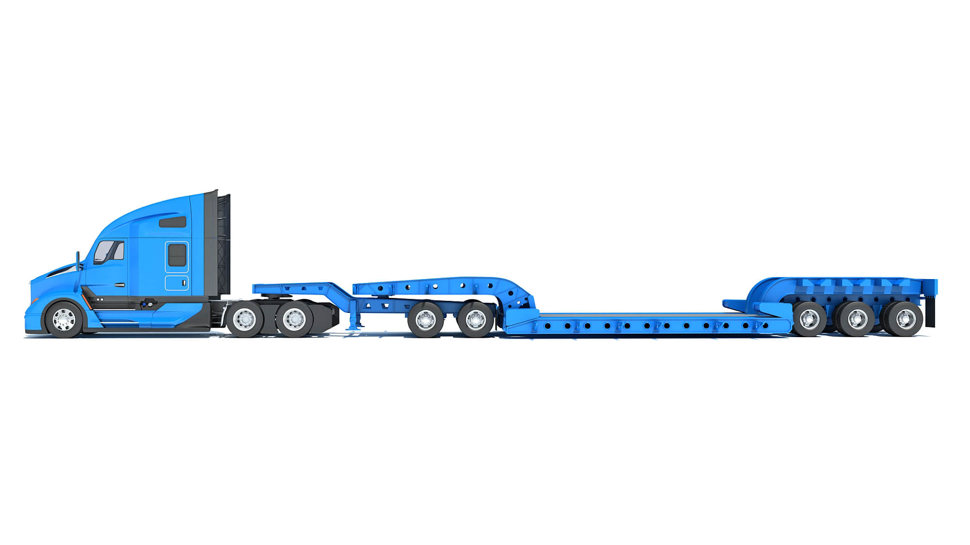 Lowboy Truck