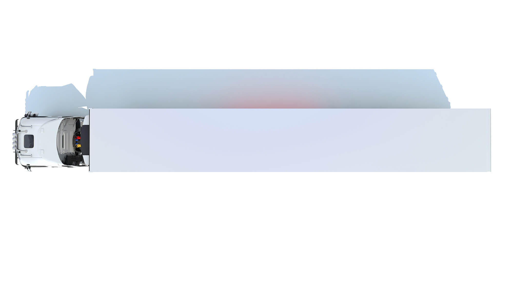 Truck with Reefer Refrigerator Trailer - 3D Model by 3D Horse