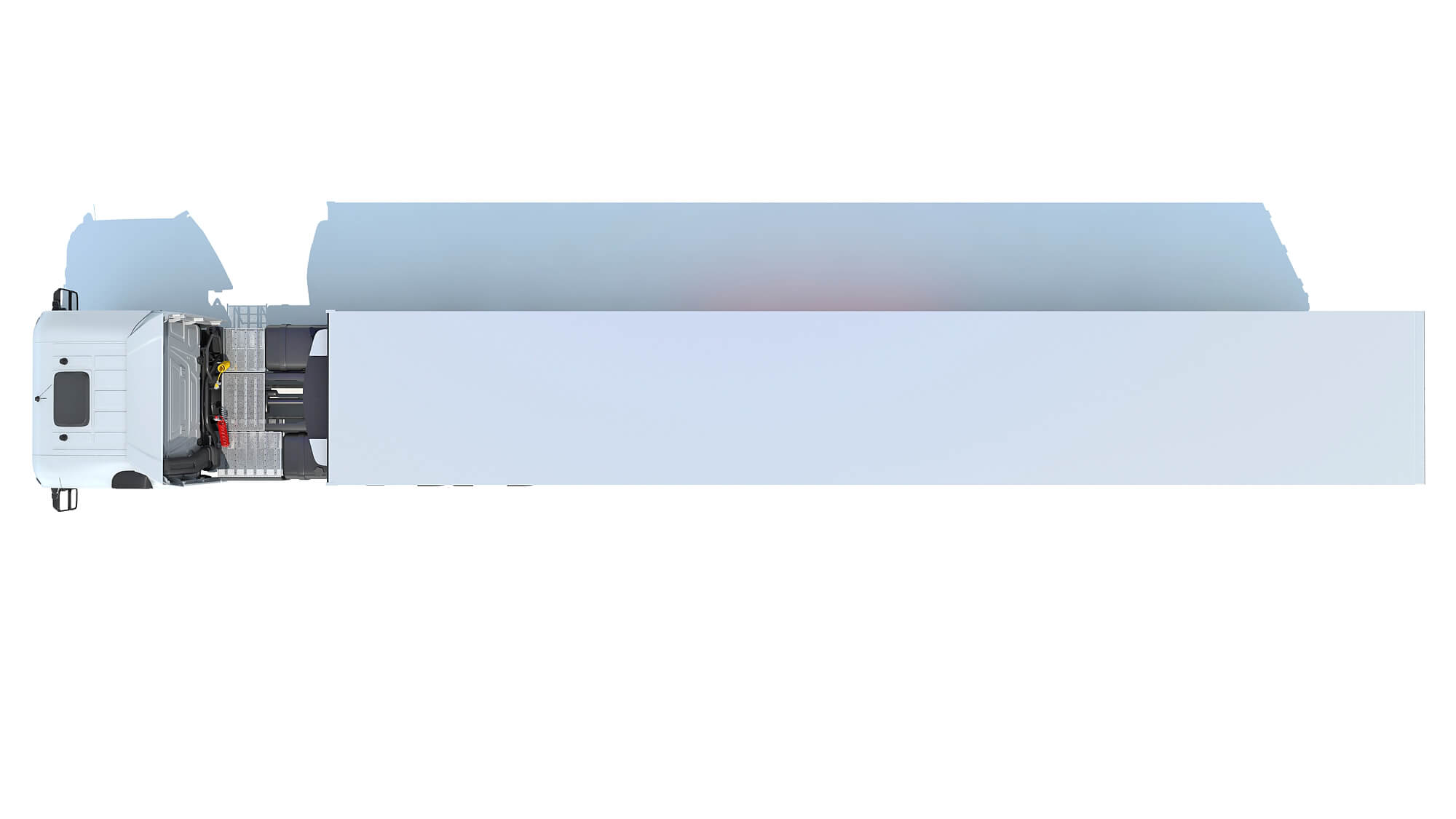 Truck with Reefer Refrigerator Trailer - 3D Model by 3D Horse