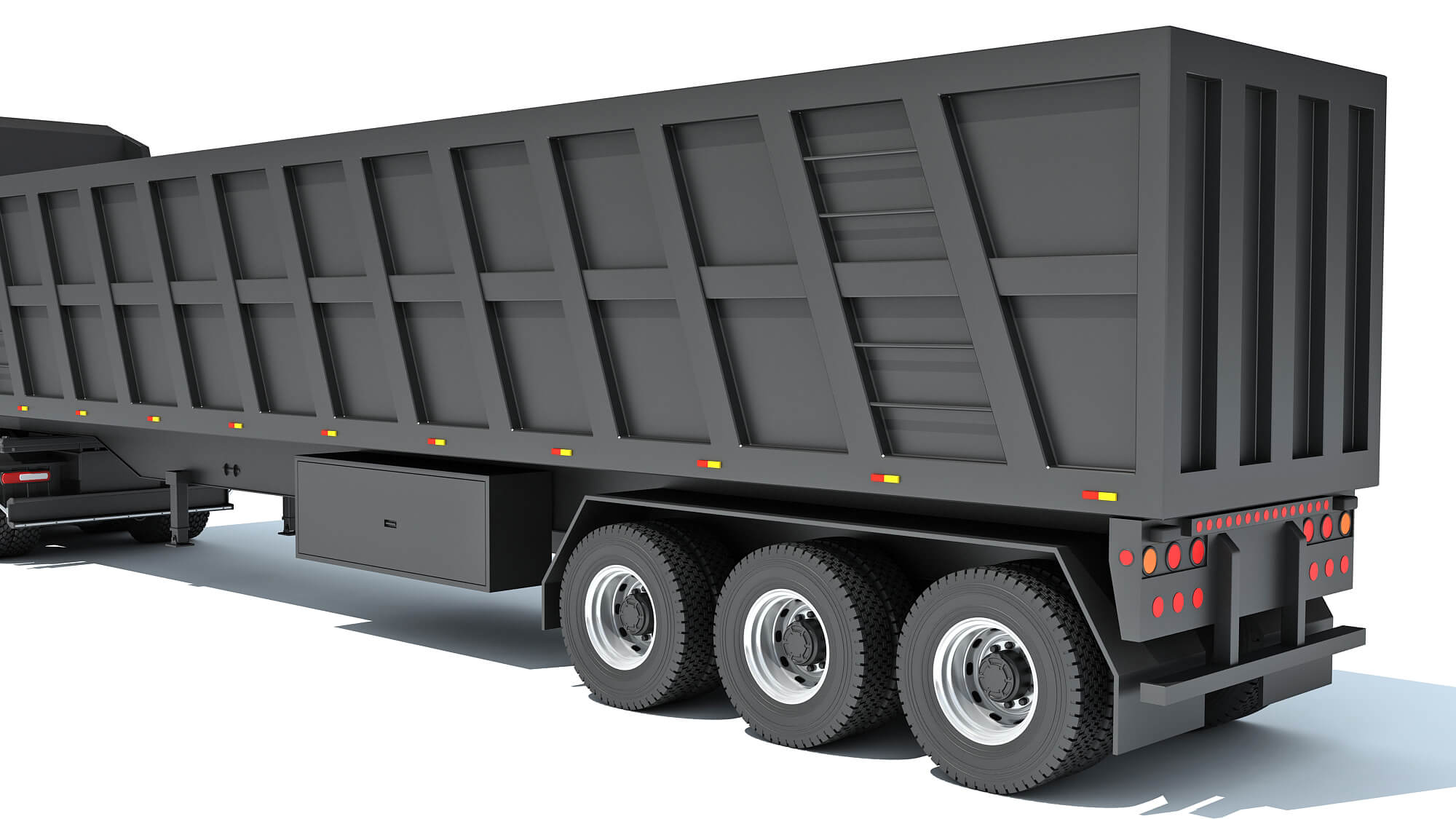 Truck with Tipper Trailer - 3D Model by 3D Horse