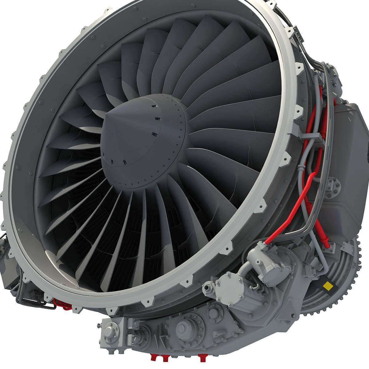 Turbofan Aircraft Engine CFM56 - 3D Model by 3D Horse
