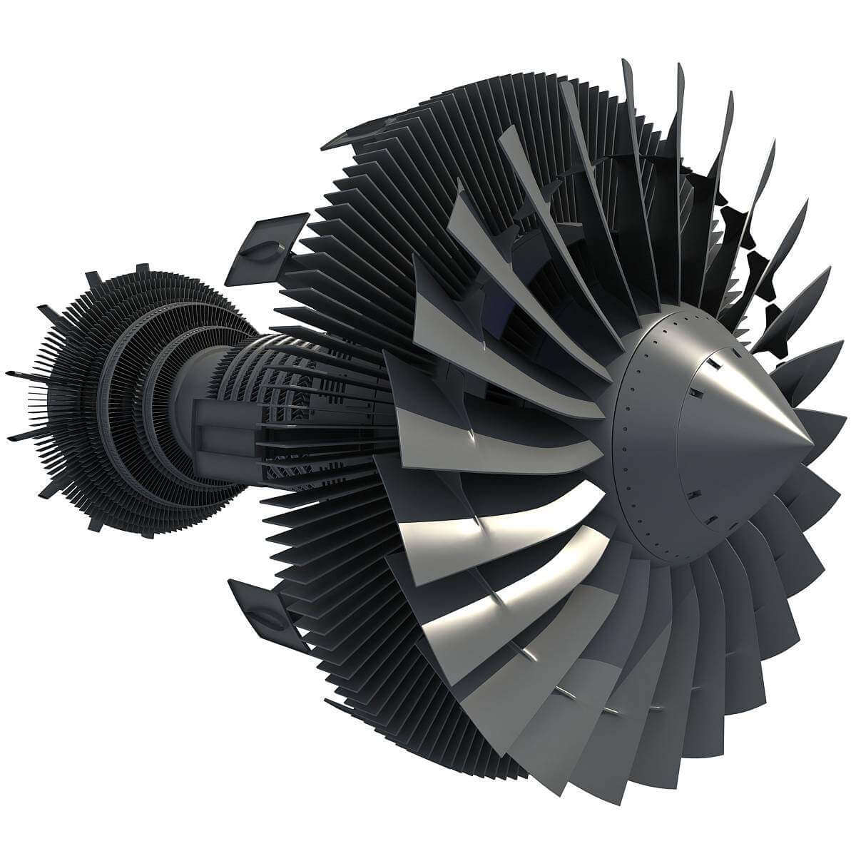 Turbofan Aircraft Engine CFM56 - 3D Model by 3D Horse