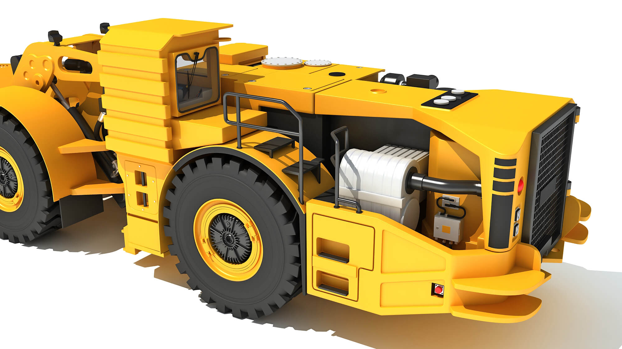 Underground Hard Rock Haulage Loader - 3D Model by 3D Horse