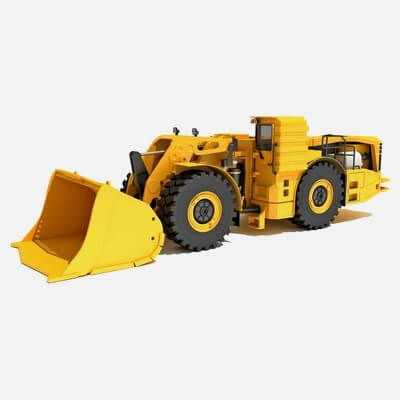 Underground Hard Rock Haulage Loader - 3D Model by 3D Horse