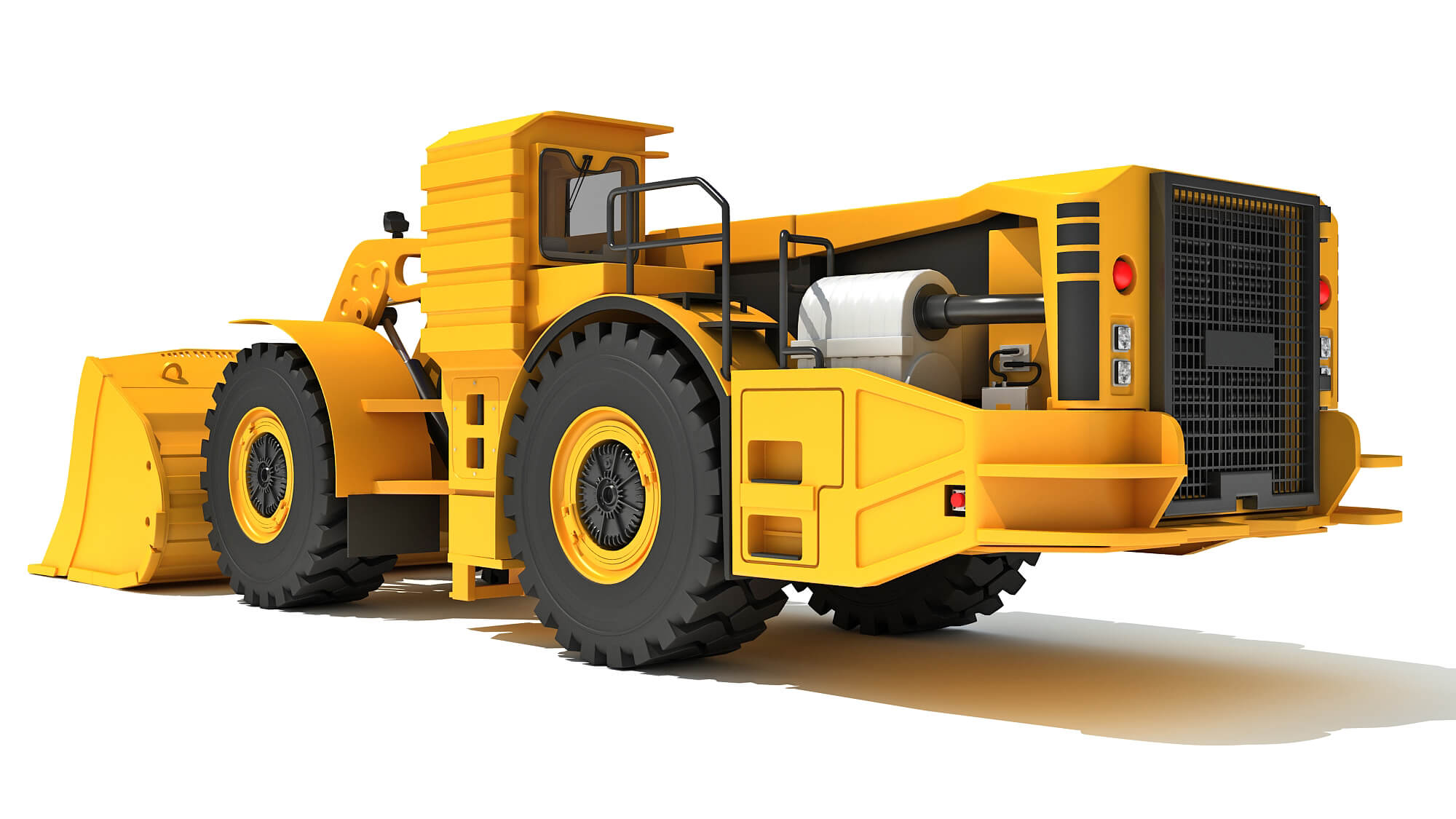 Underground Hard Rock Haulage Loader - 3D Model by 3D Horse