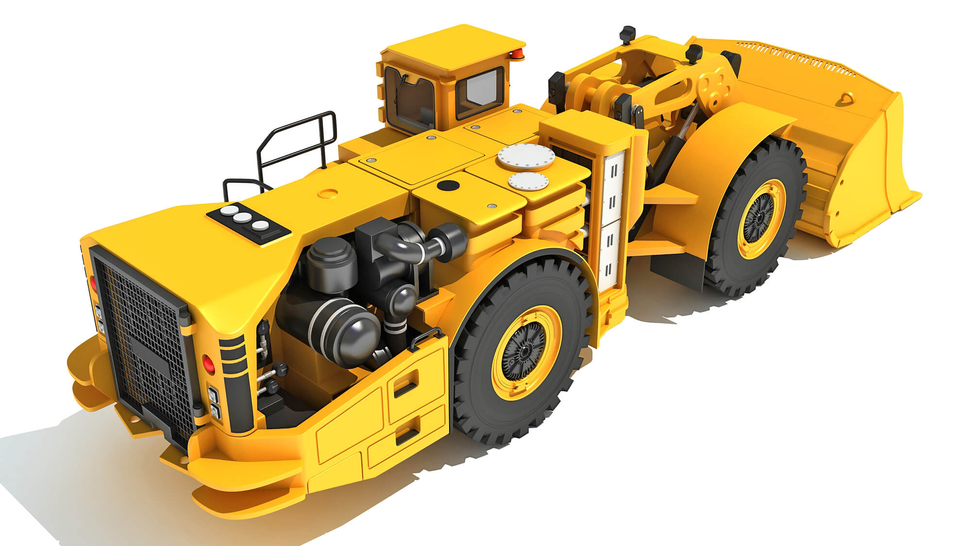 Underground Hard Rock Haulage Loader - 3D Model by 3D Horse