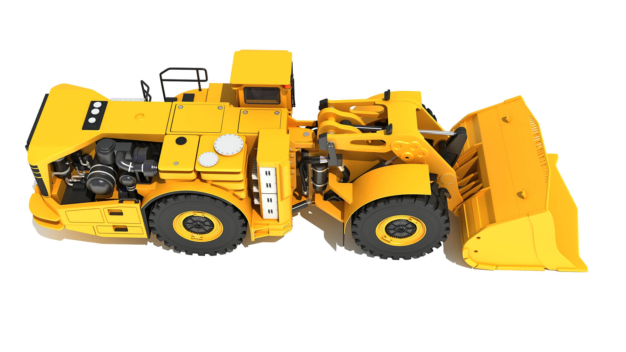 Underground Hard Rock Haulage Loader - 3D Model by 3D Horse