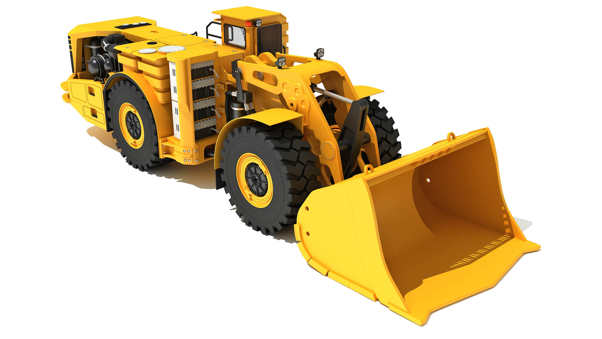 Underground Hard Rock Haulage Loader - 3D Model by 3D Horse