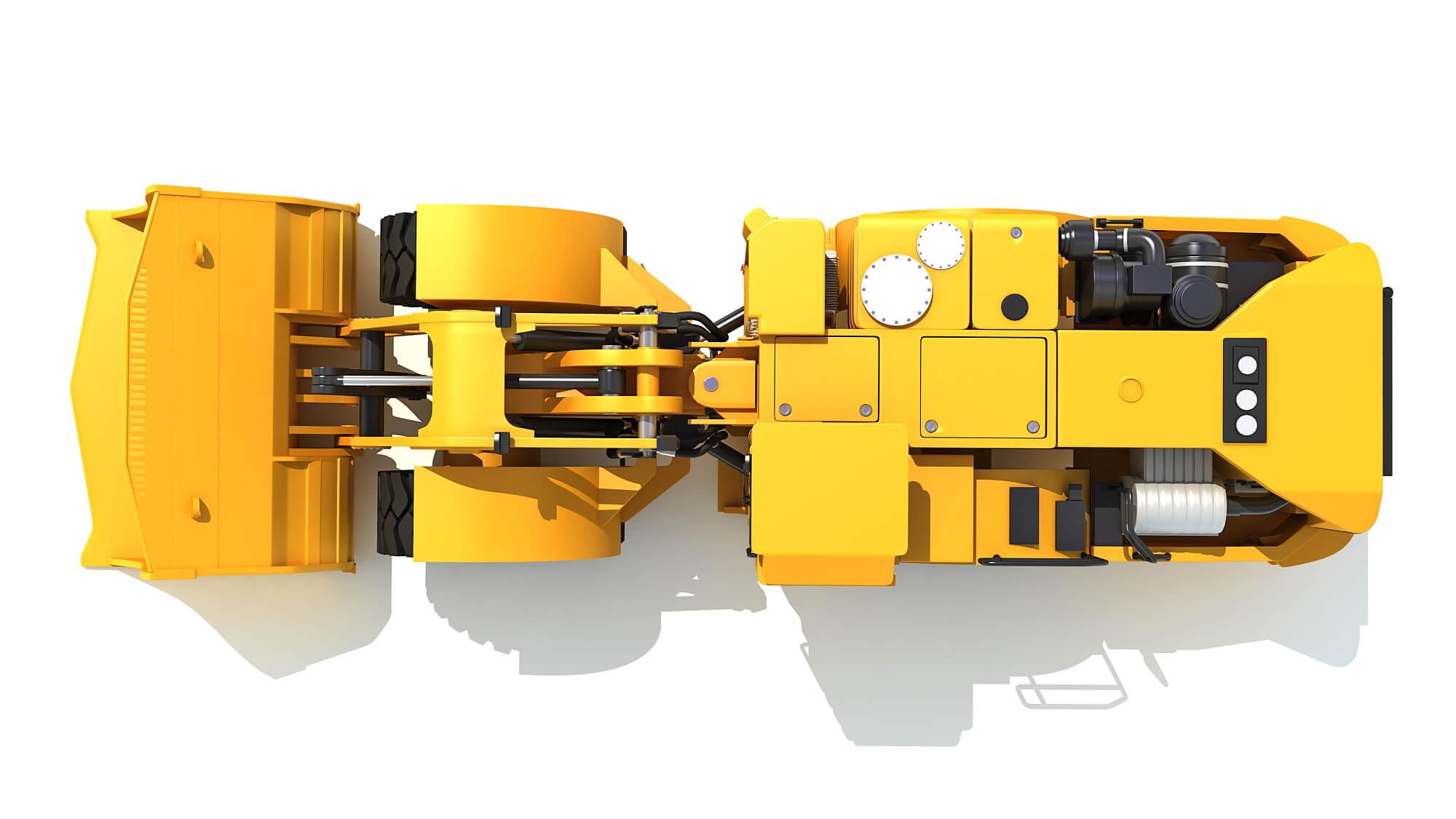 Underground Hard Rock Haulage Loader - 3D Model by 3D Horse