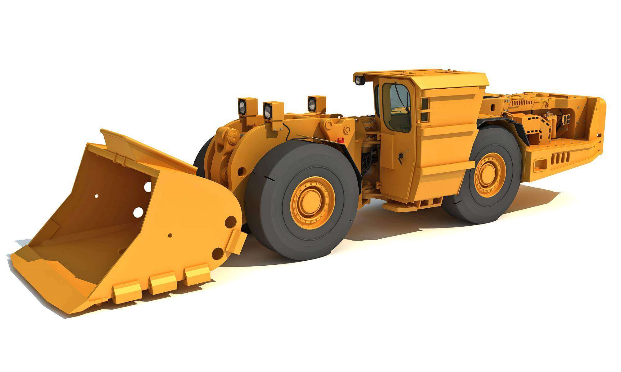 Underground Mining Loader - 3D Model by 3D Horse