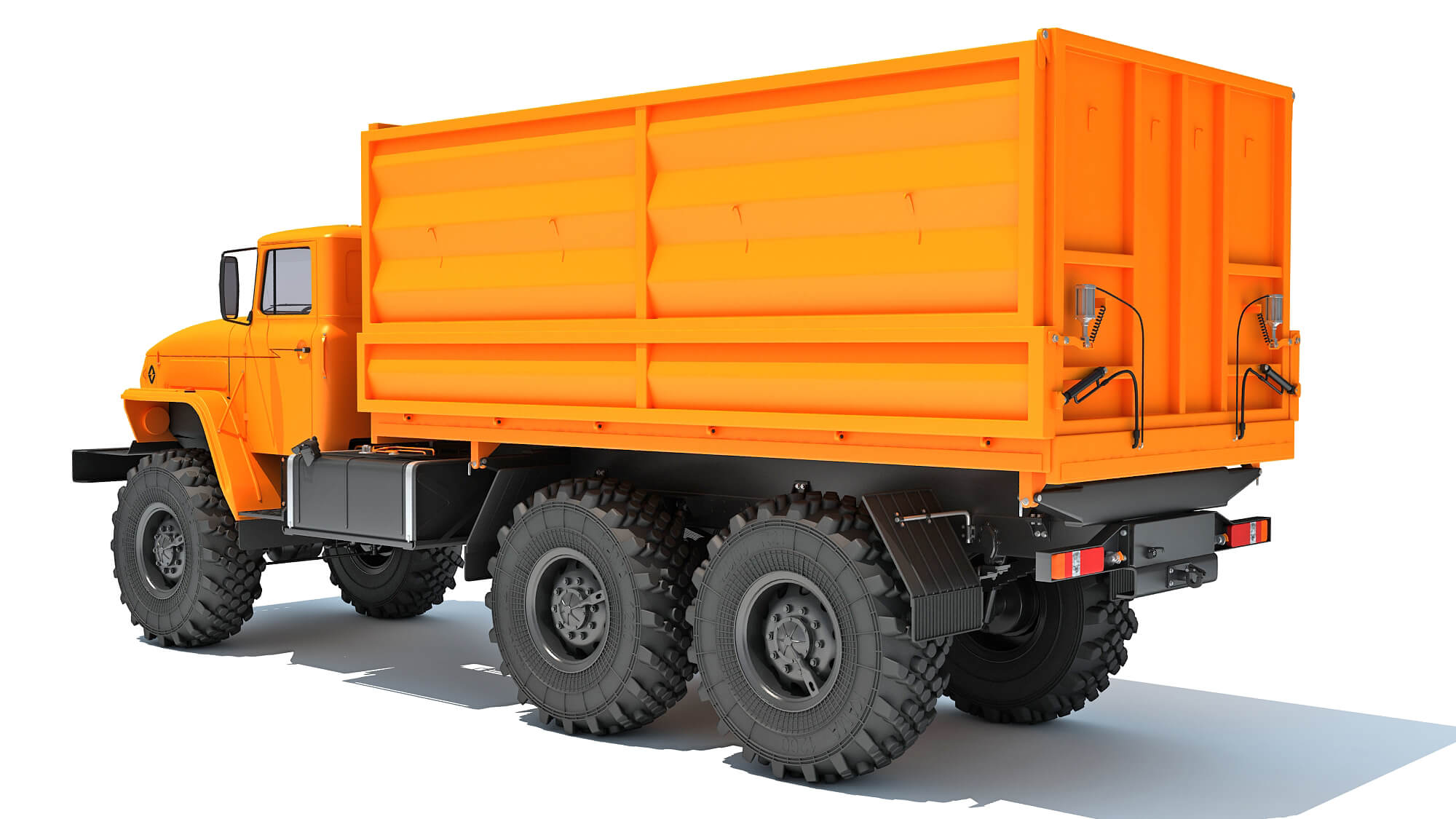 URAL Civilian Truck Off Road 6x6 Vehicle - 3D Model by 3D Horse