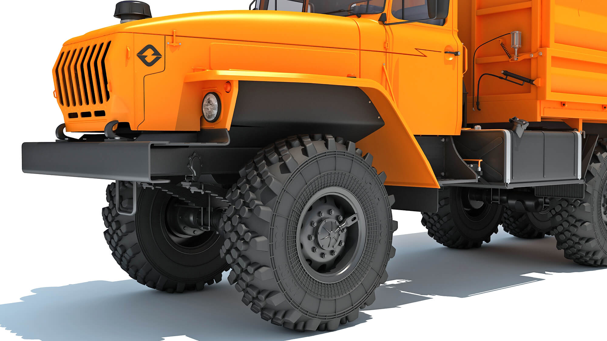 URAL Civilian Truck Off Road 6x6 Vehicle - 3D Model by 3D Horse