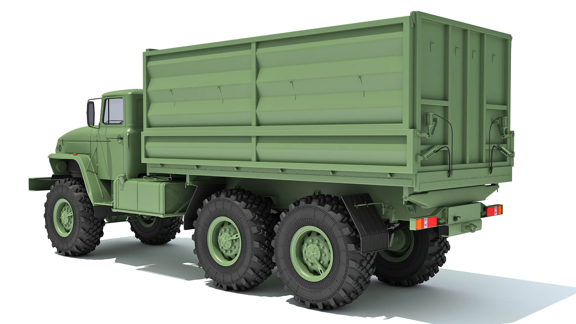 URAL Military Truck Off Road 6x6 - 3D Model by 3D Horse