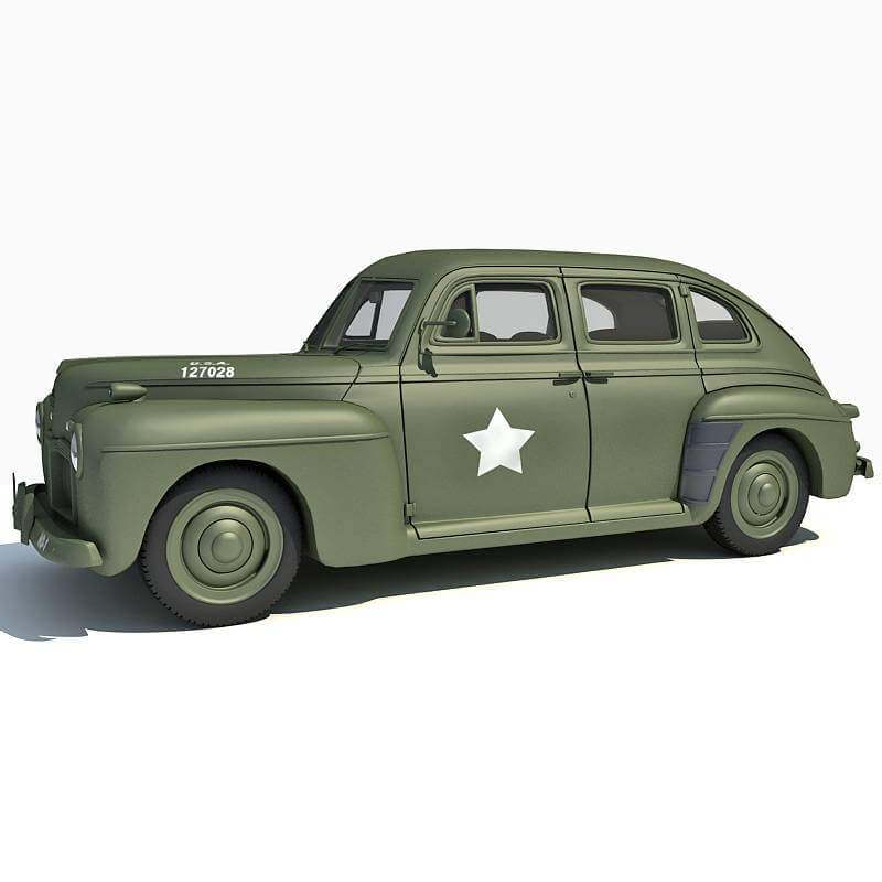 US Army Staff Car TAM32559 - 3D Model by 3D Horse