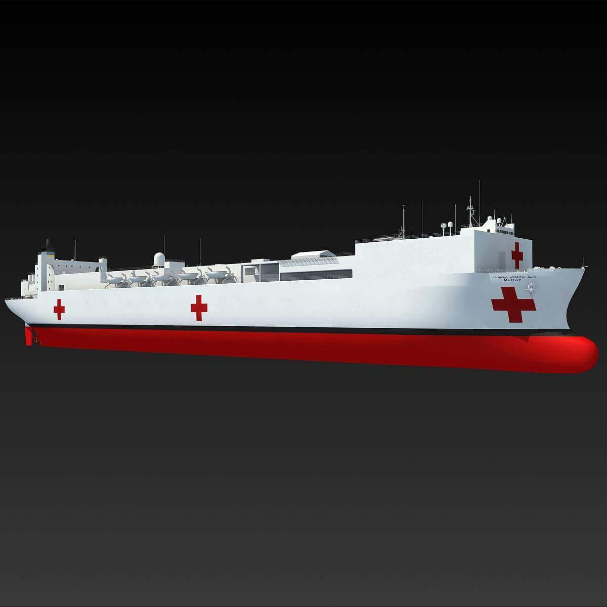 Usns Mercy Ship Diagram