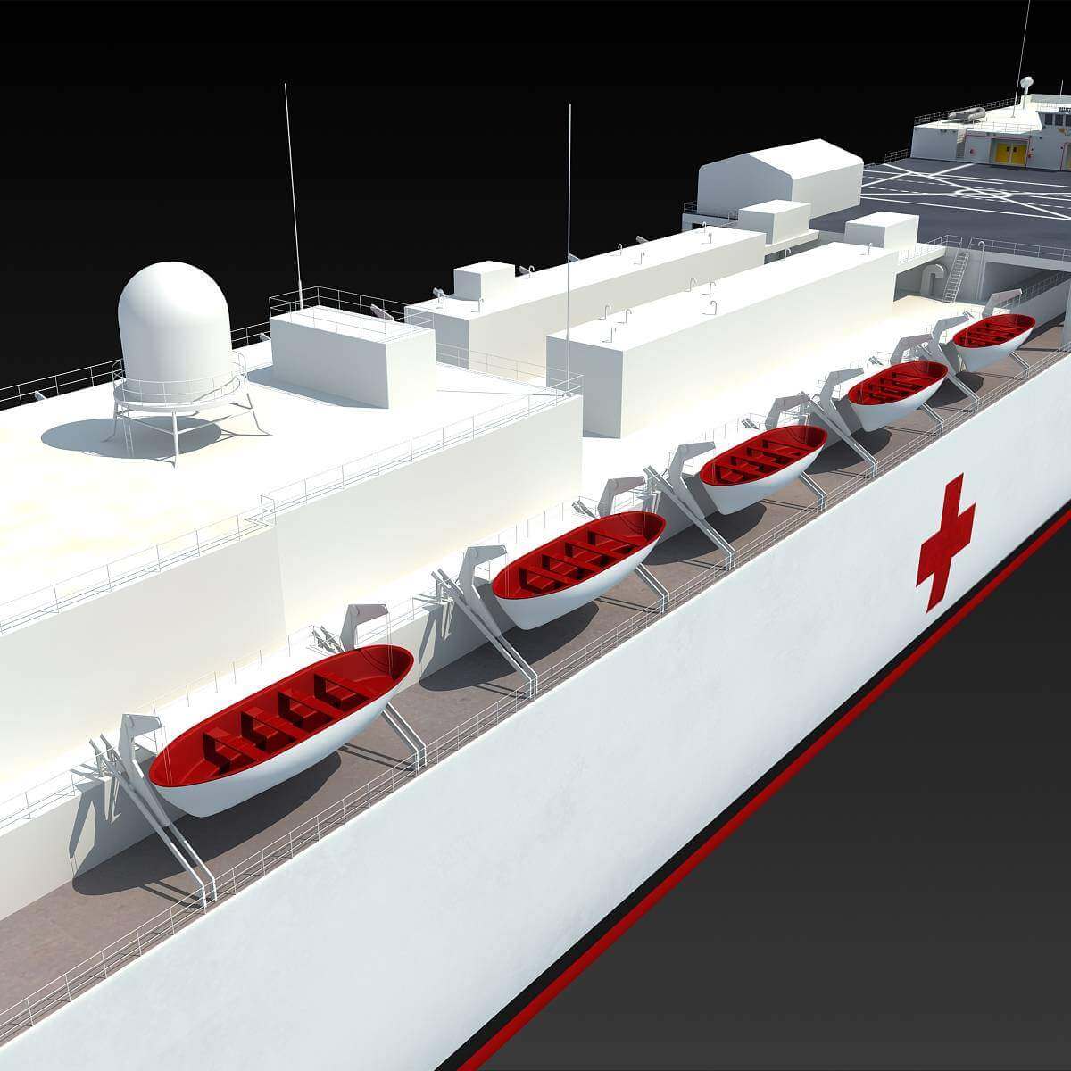 Usns Mercy Ship Diagram