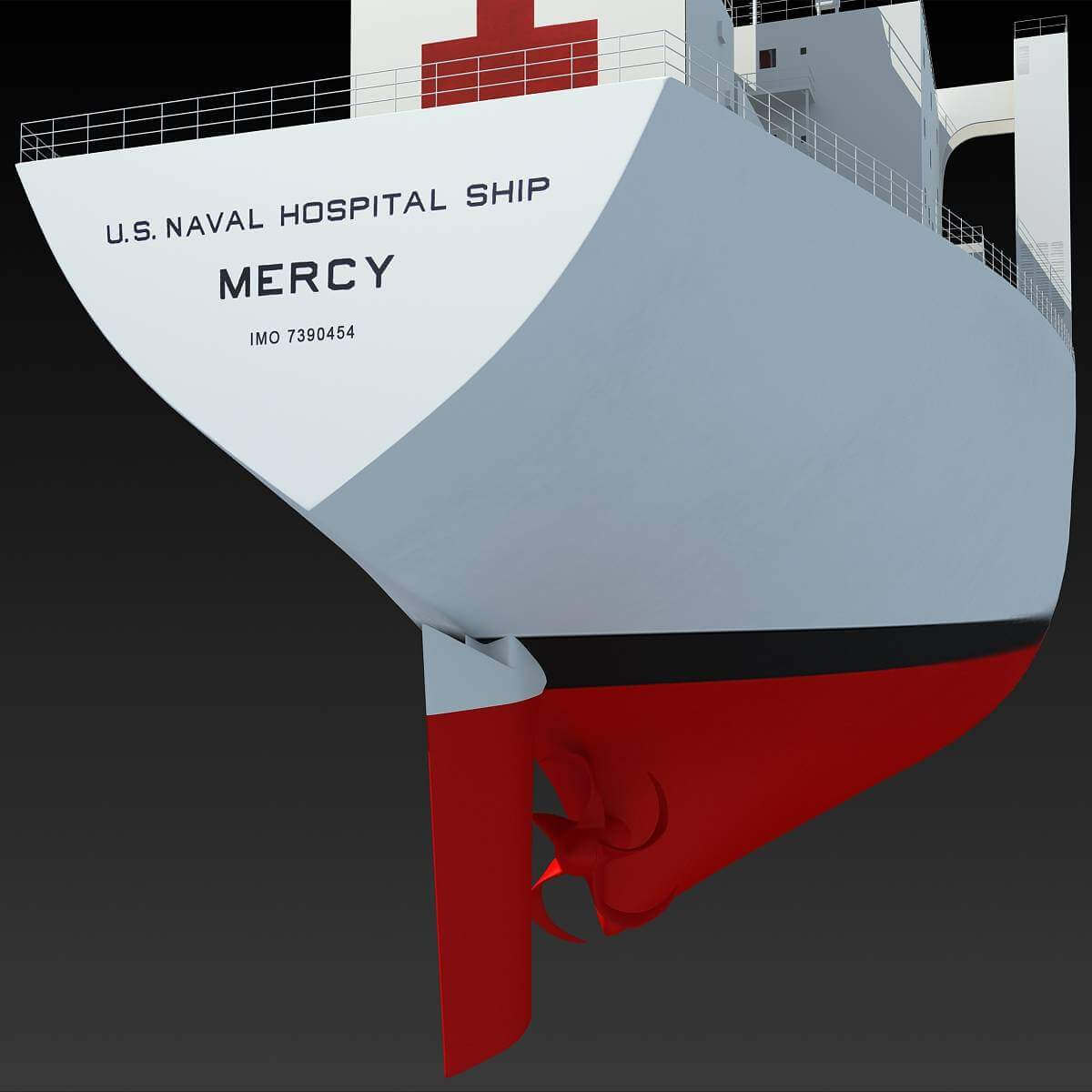 Usns Mercy Ship Diagram