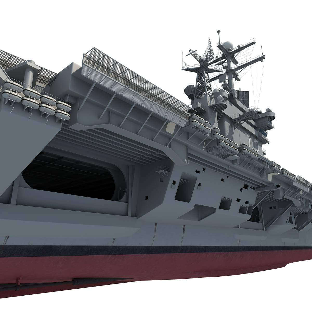 USS Abraham Lincoln Aircraft Carrier CVN-72 3D Model by 3D Horse