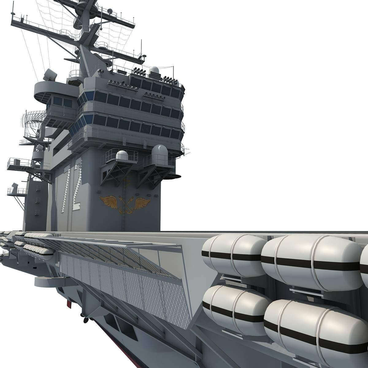 USS Abraham Lincoln Aircraft Carrier CVN-72 3D Model by 3D Horse