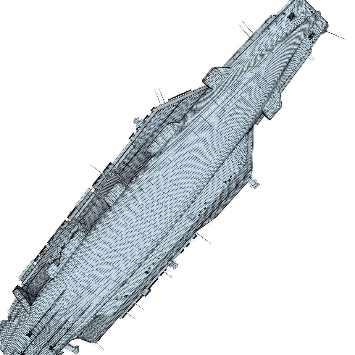 USS Abraham Lincoln Aircraft Carrier CVN-72 3D Model by 3D Horse