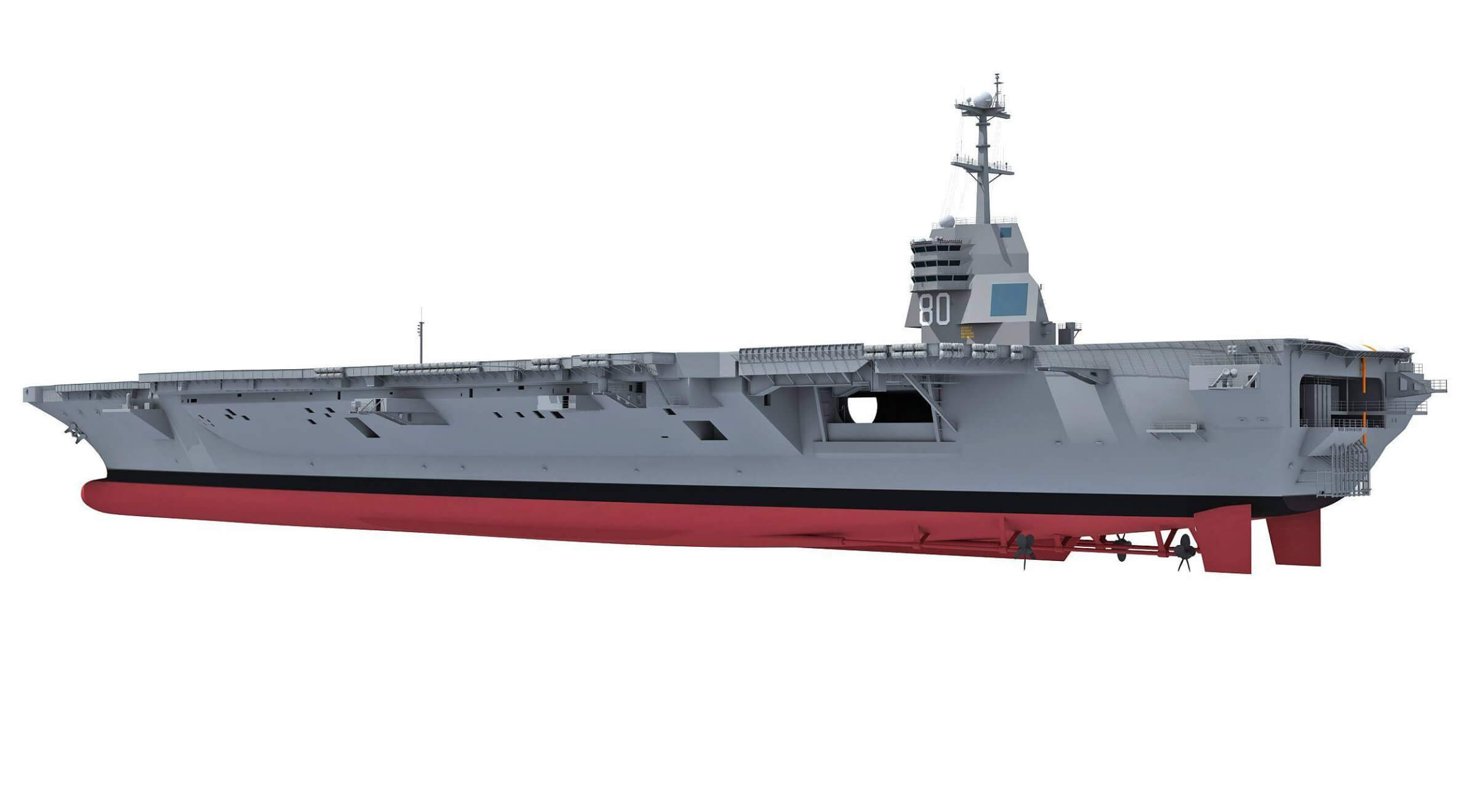 USS CVN 80 Aircraft Carrier - 3D Model by 3D Horse