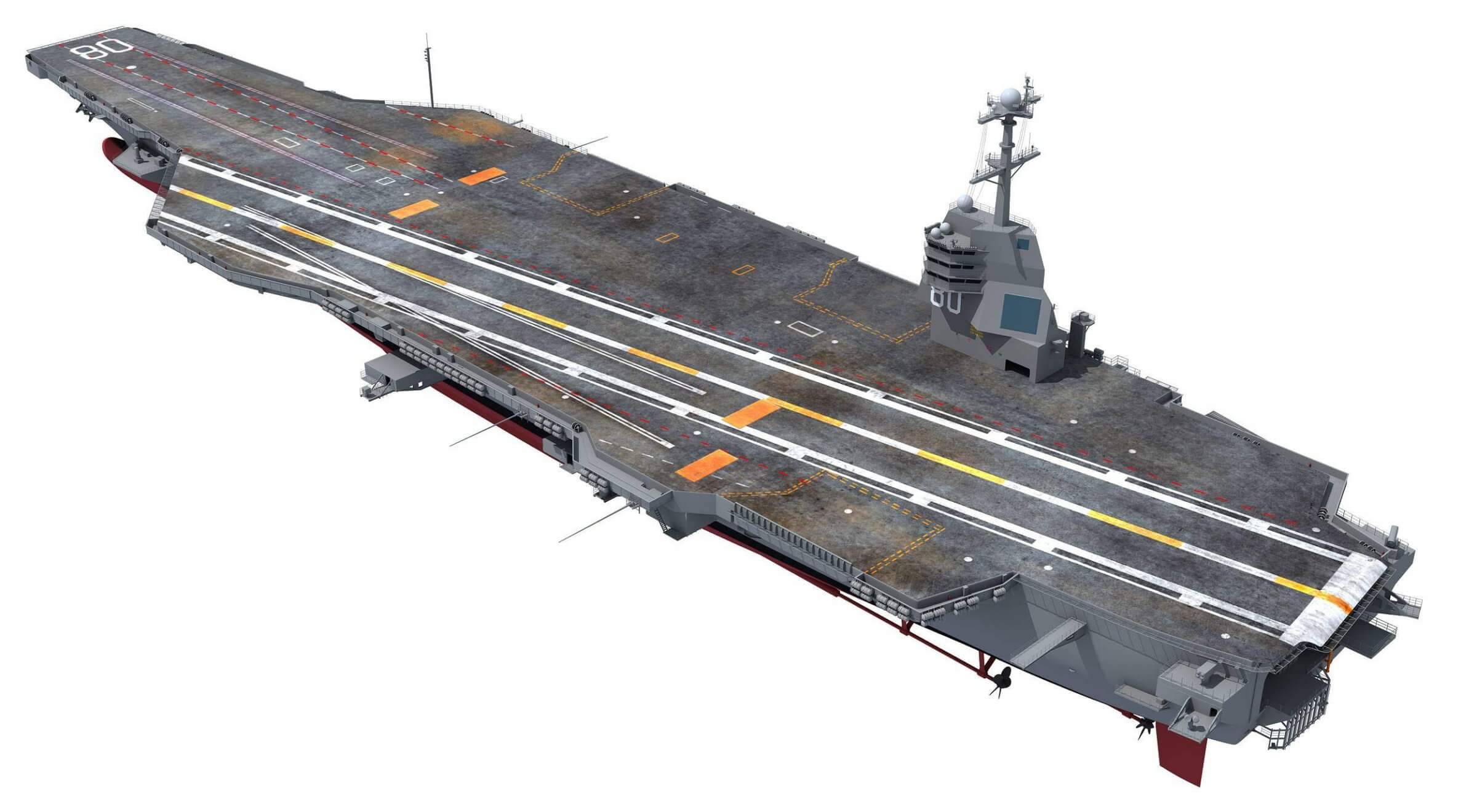 USS CVN 80 Aircraft Carrier - 3D Model by 3D Horse