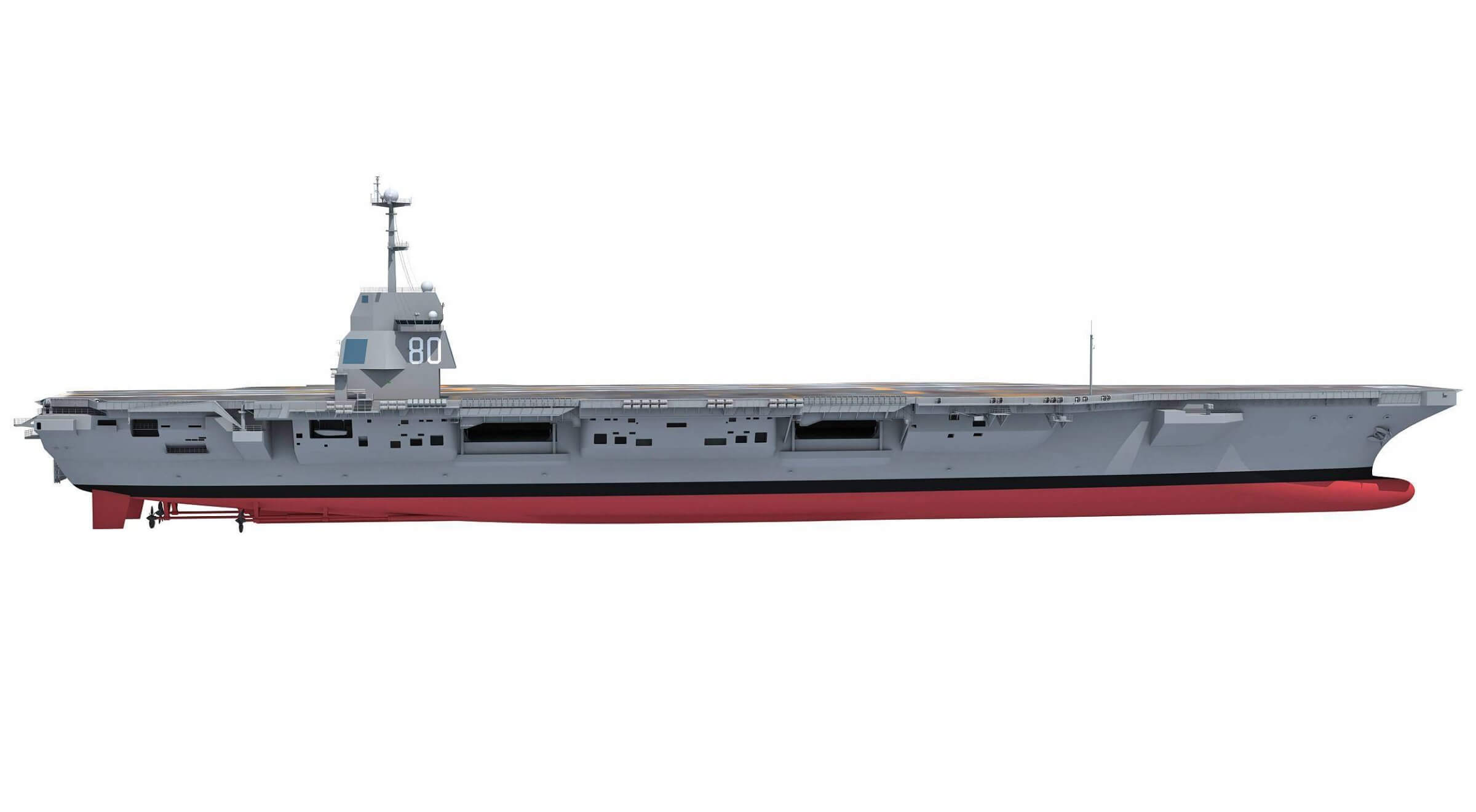 USS CVN 80 Aircraft Carrier - 3D Model by 3D Horse