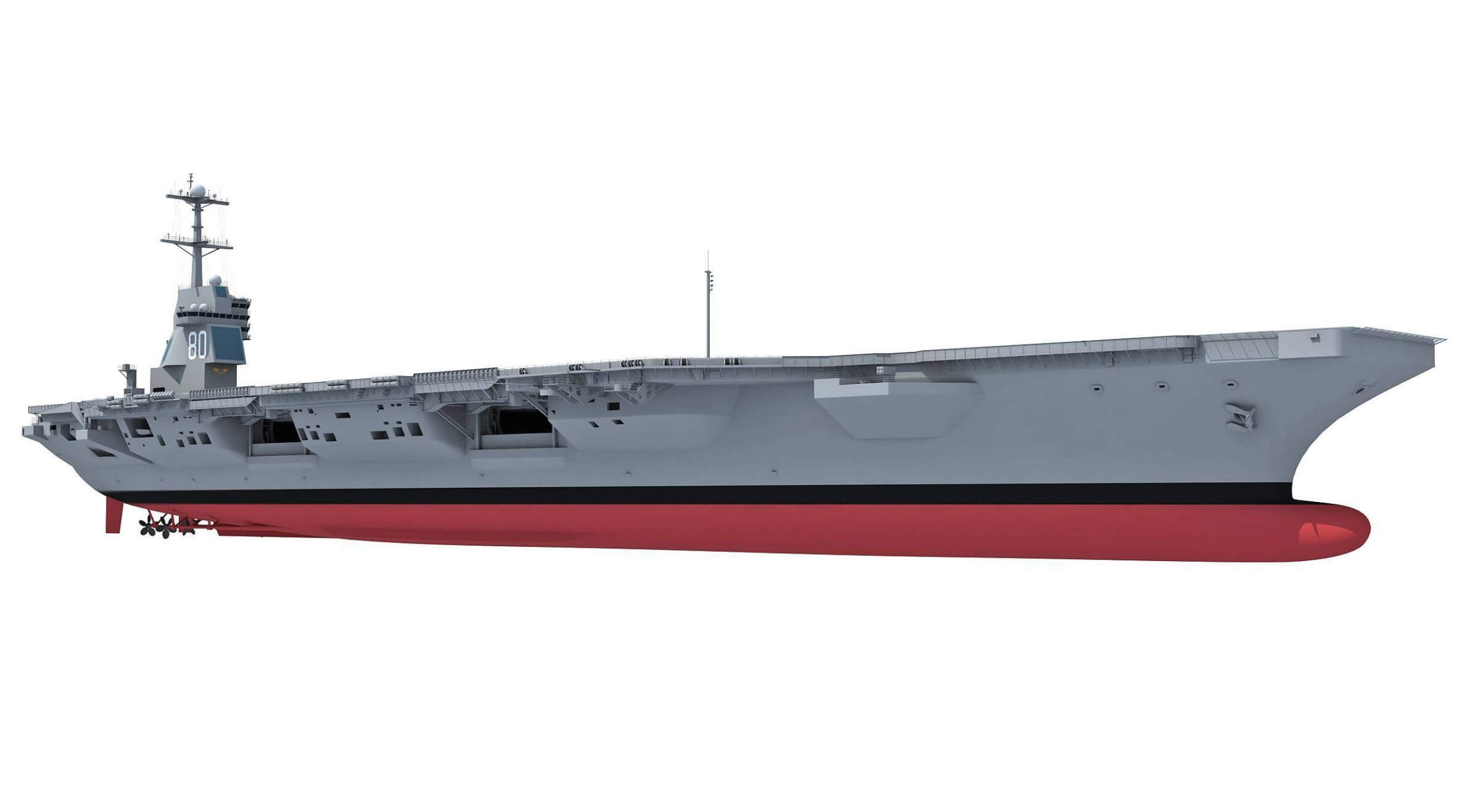 USS CVN 80 Aircraft Carrier - 3D Model by 3D Horse