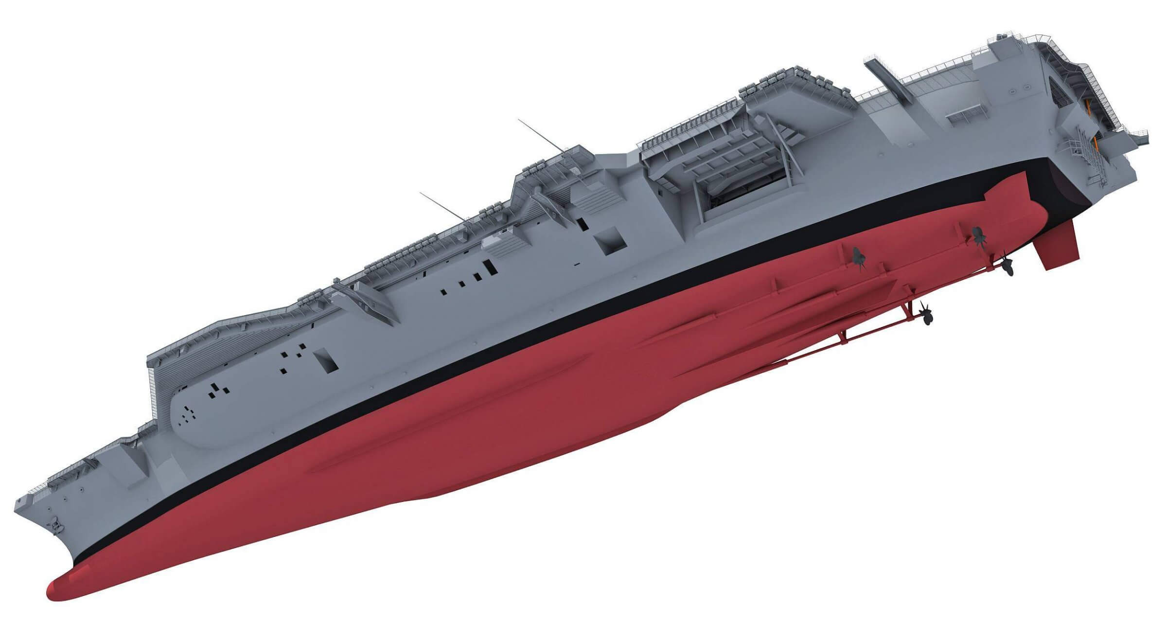 USS CVN 80 Aircraft Carrier - 3D Model by 3D Horse