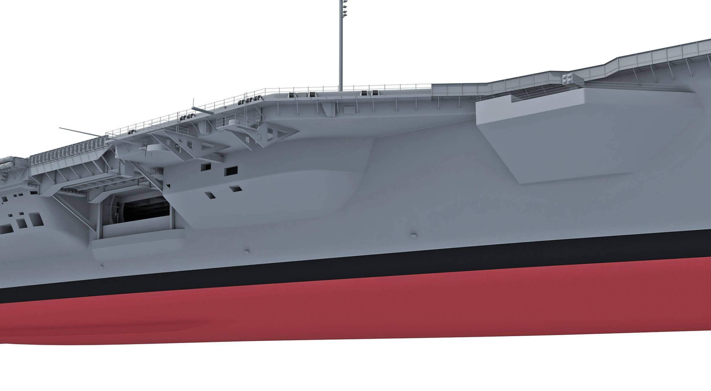 USS CVN 80 Aircraft Carrier - 3D Model by 3D Horse