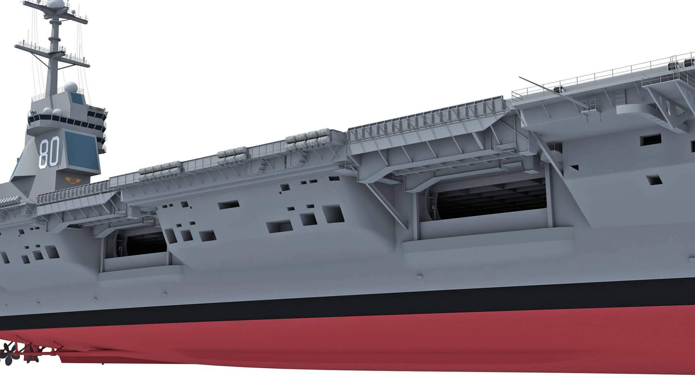 USS CVN 80 Aircraft Carrier - 3D Model by 3D Horse