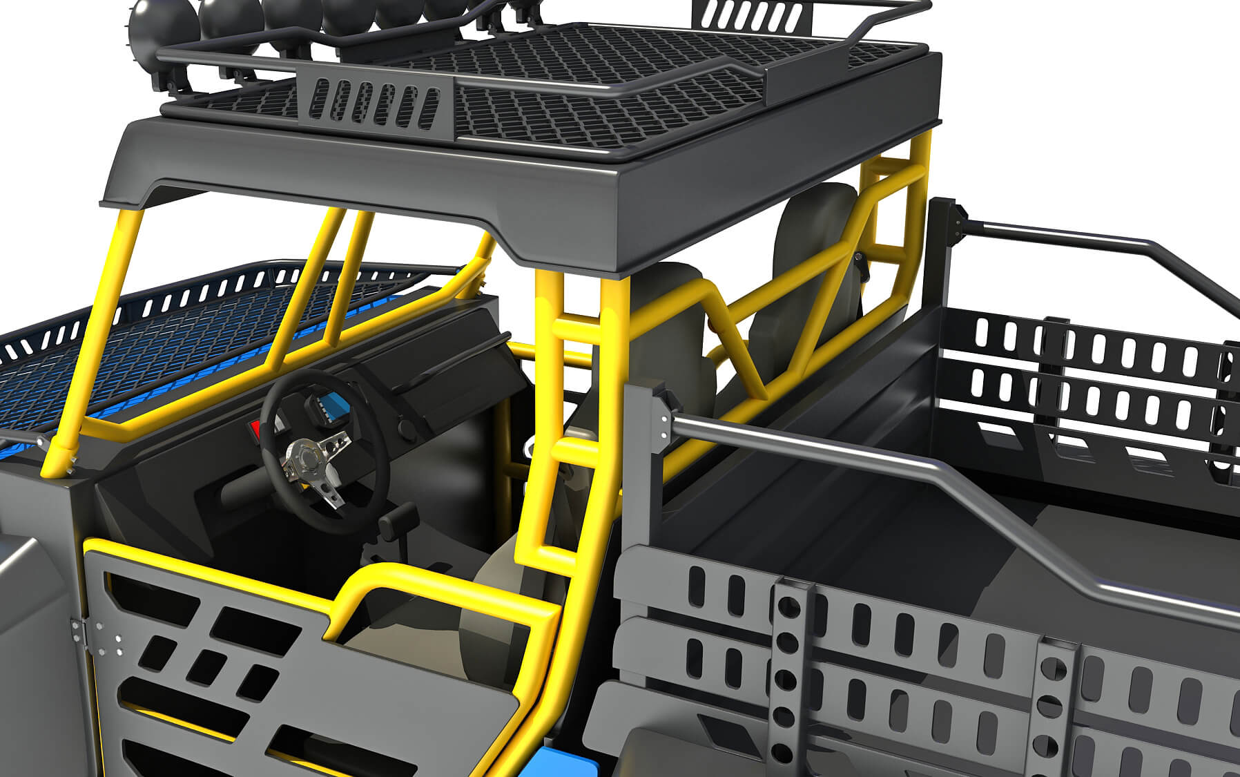 UTV Utility Terrain Vehicle - 3D Model by 3D Horse