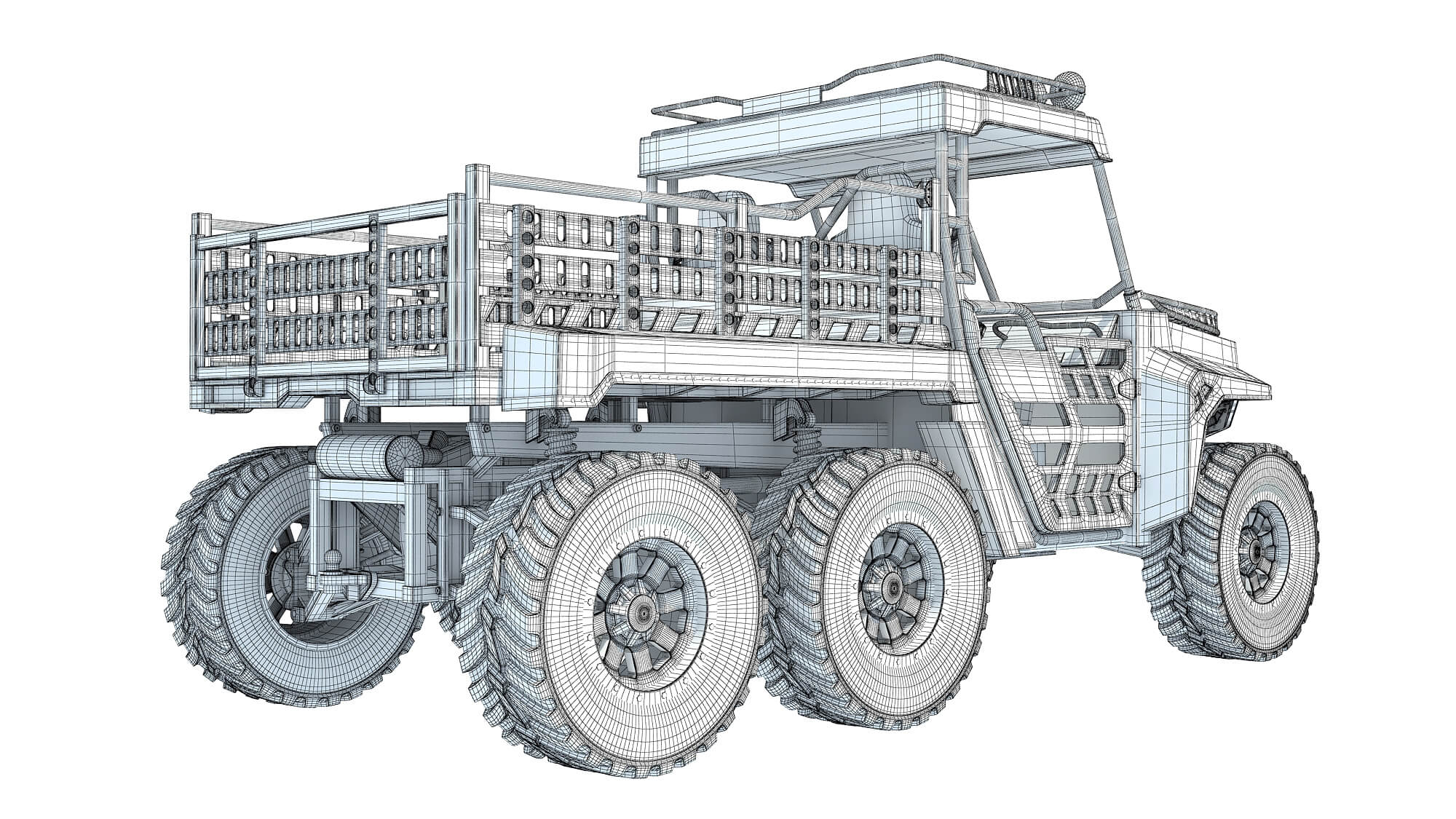 UTV Utility Terrain Vehicle - 3D Model by 3D Horse