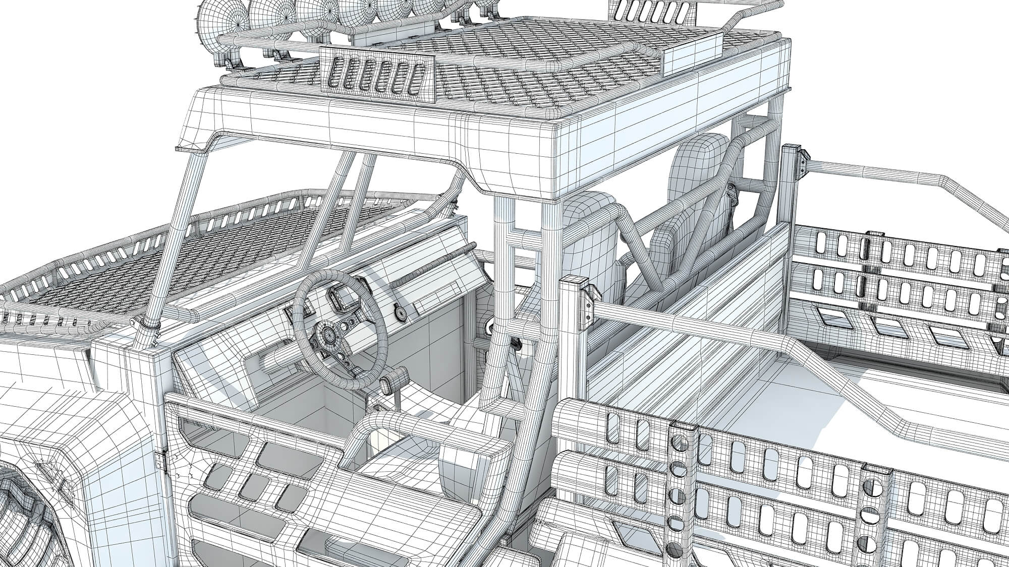 UTV Utility Vehicle - 3D Model by 3D Horse