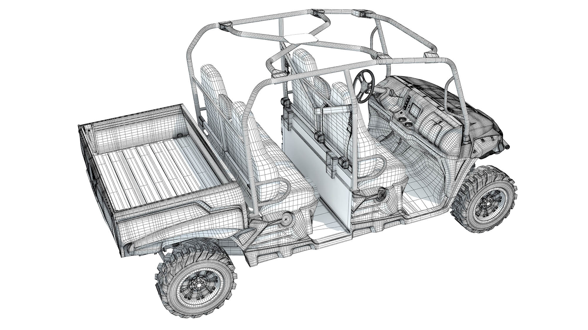 UTV Utility Vehicle - 3D Model by 3D Horse