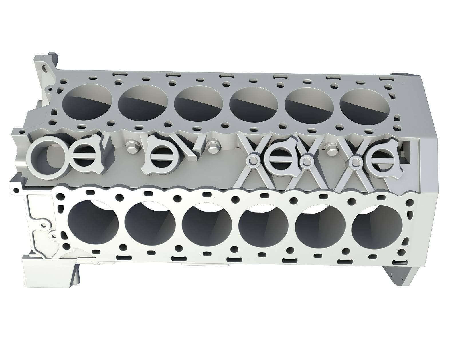 V12 Engine Block - 3D Model by 3D Horse
