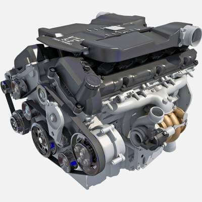 V12 Engine Ignition - 3D Model by 3D Horse