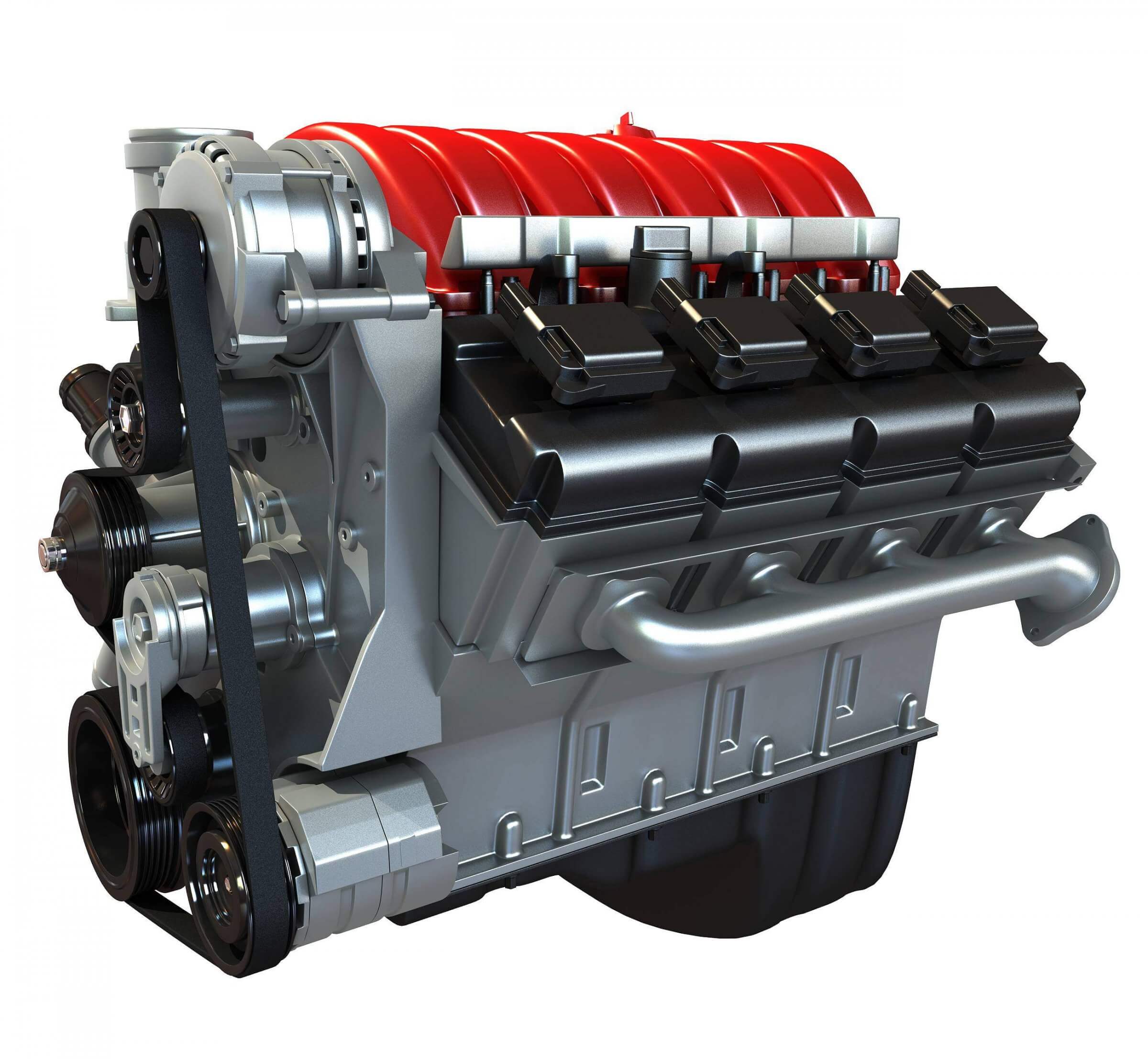 V8 Car Engine - 3D Model by 3D Horse