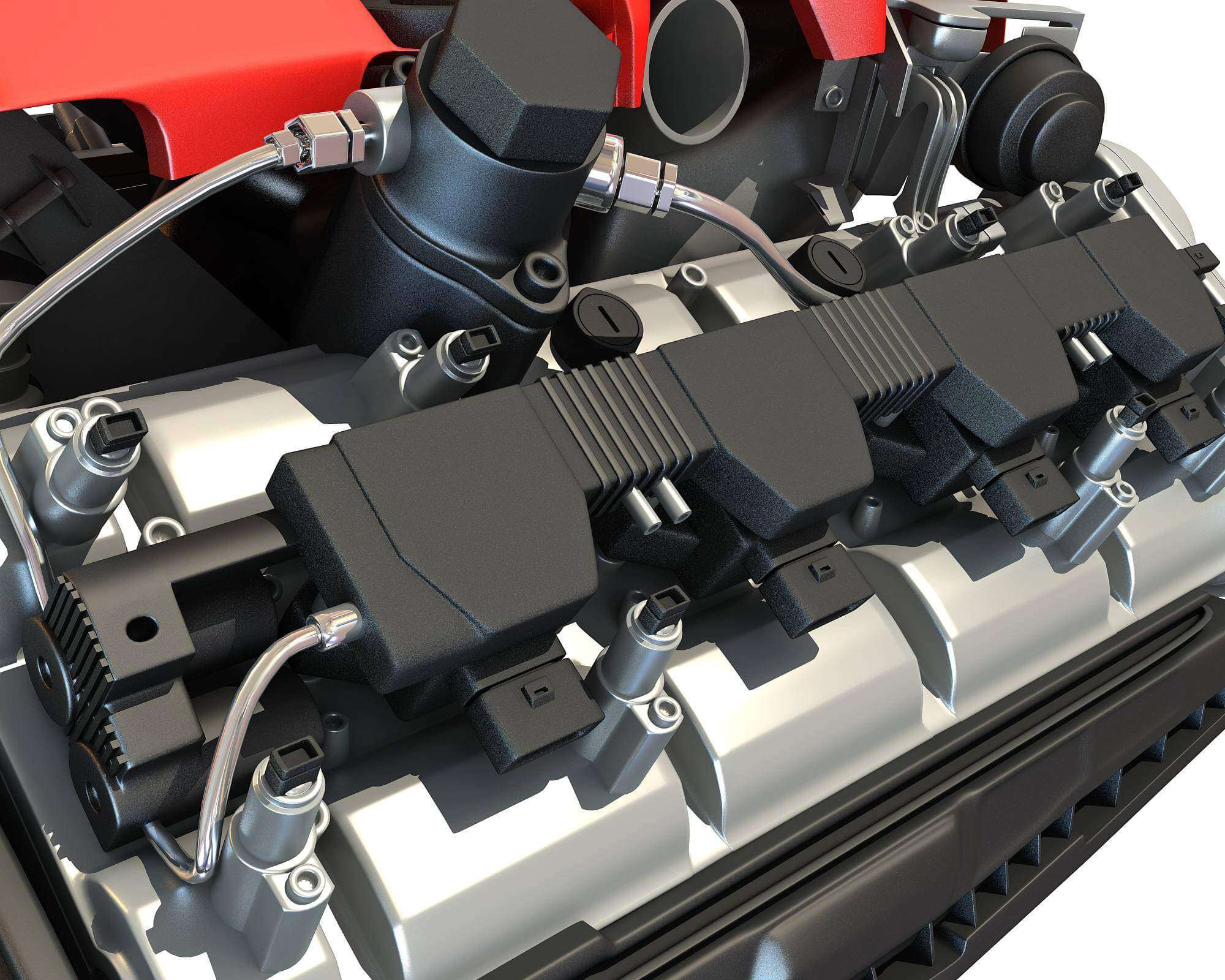 V8 Car Engine - 3D Model by 3D Horse