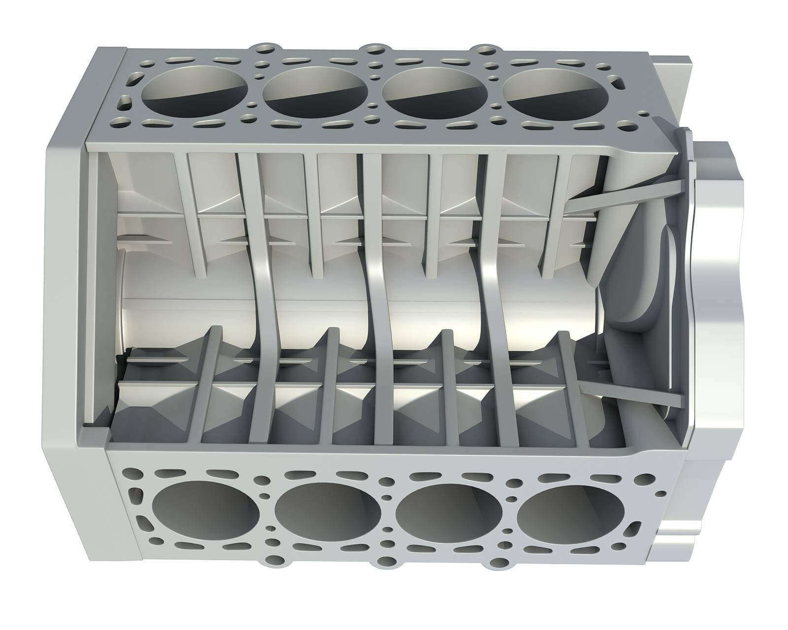 V8 Engine Block - 3D Model by 3D Horse