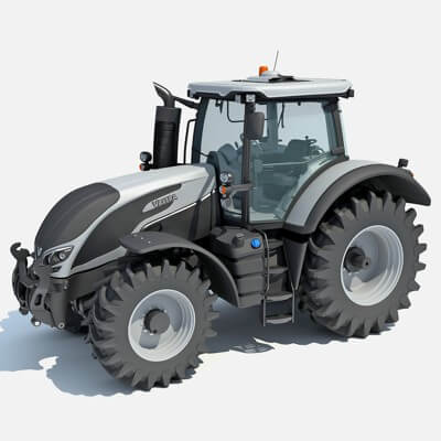 Valtra Tractor - 3D Model by 3D Horse