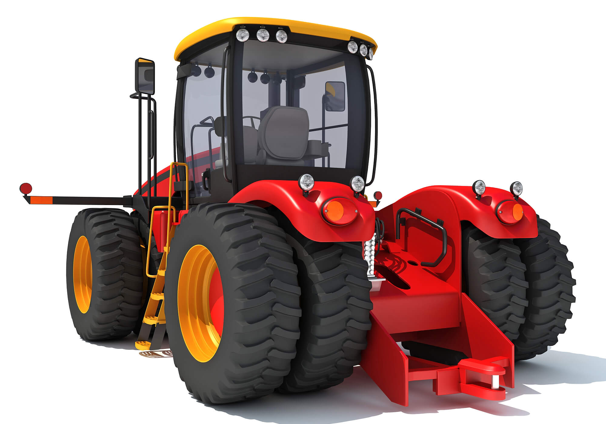 Versatile Wheeled Articulated Tractor - 3D Model by 3D Horse
