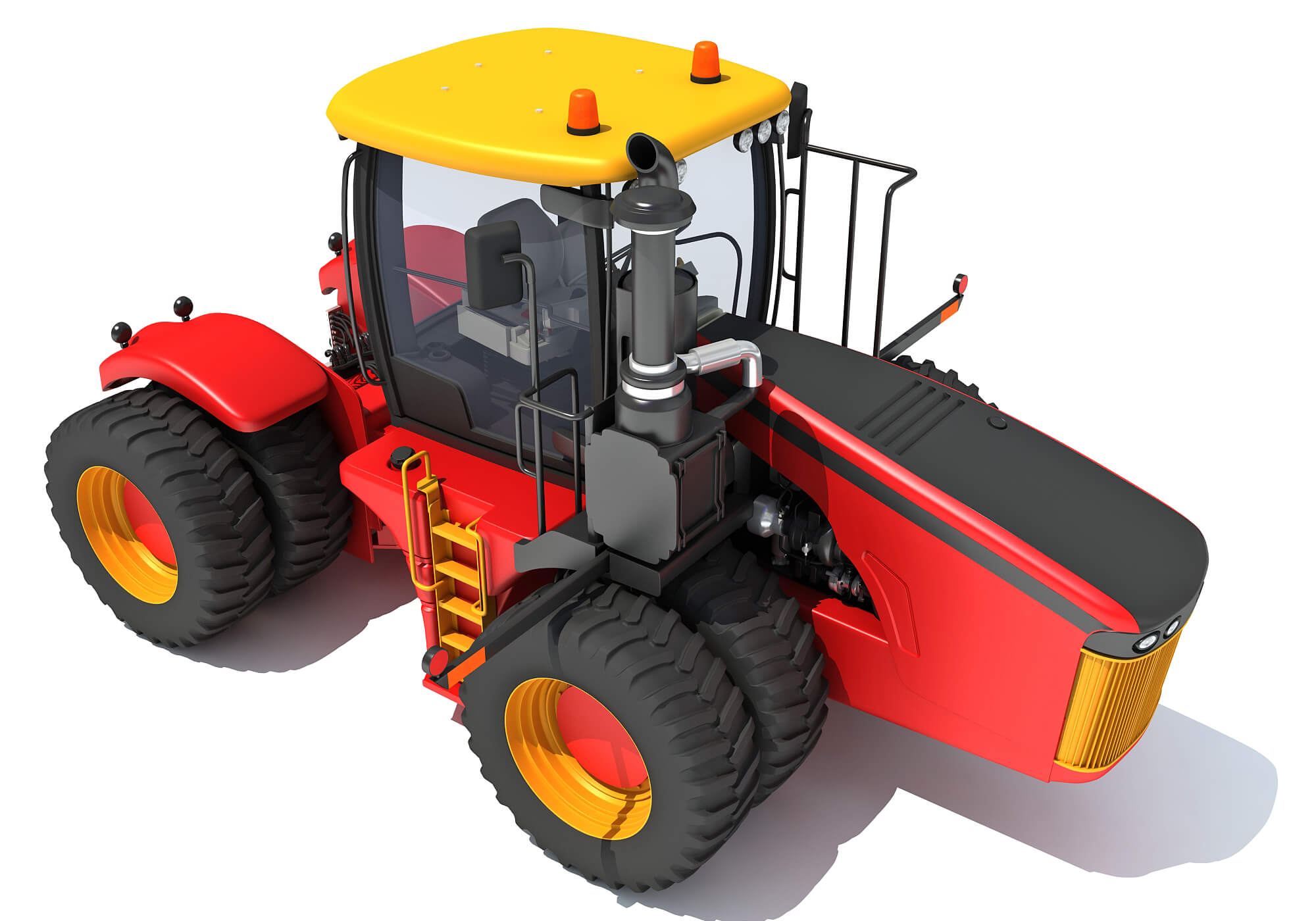 Versatile Wheeled Articulated Tractor - 3D Model by 3D Horse