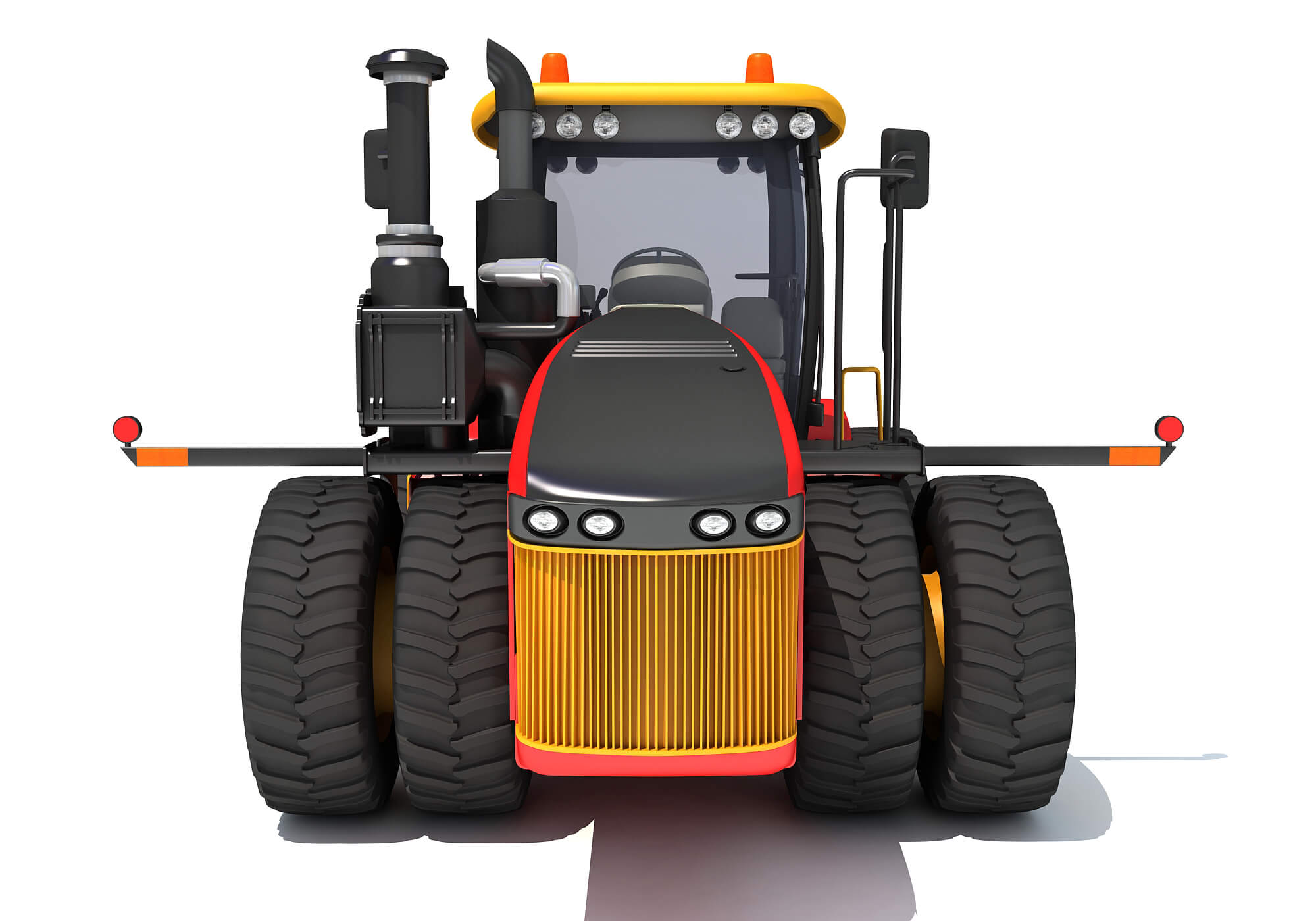 Versatile Wheeled Articulated Tractor - 3D Model by 3D Horse