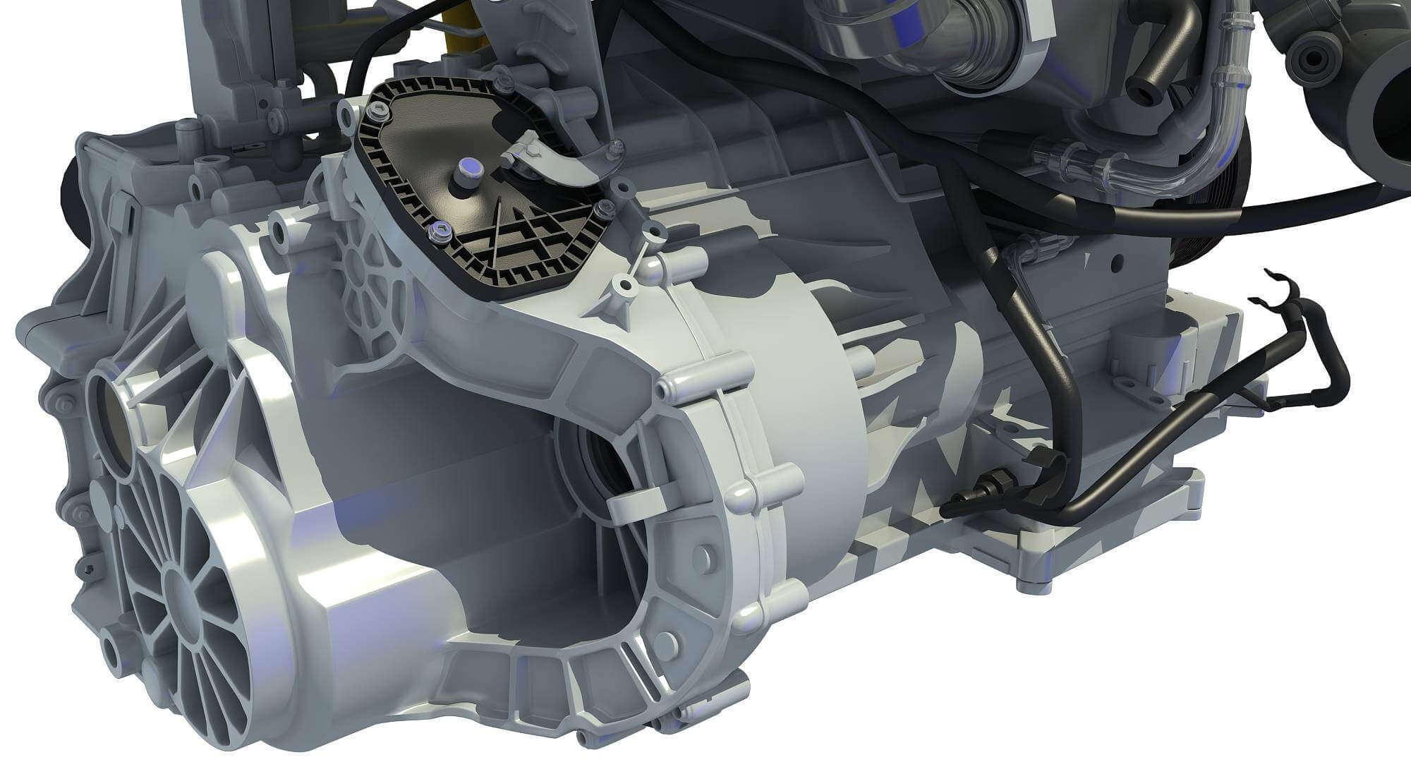 Volkswagen XL1 Engine - 3D Model by 3D Horse