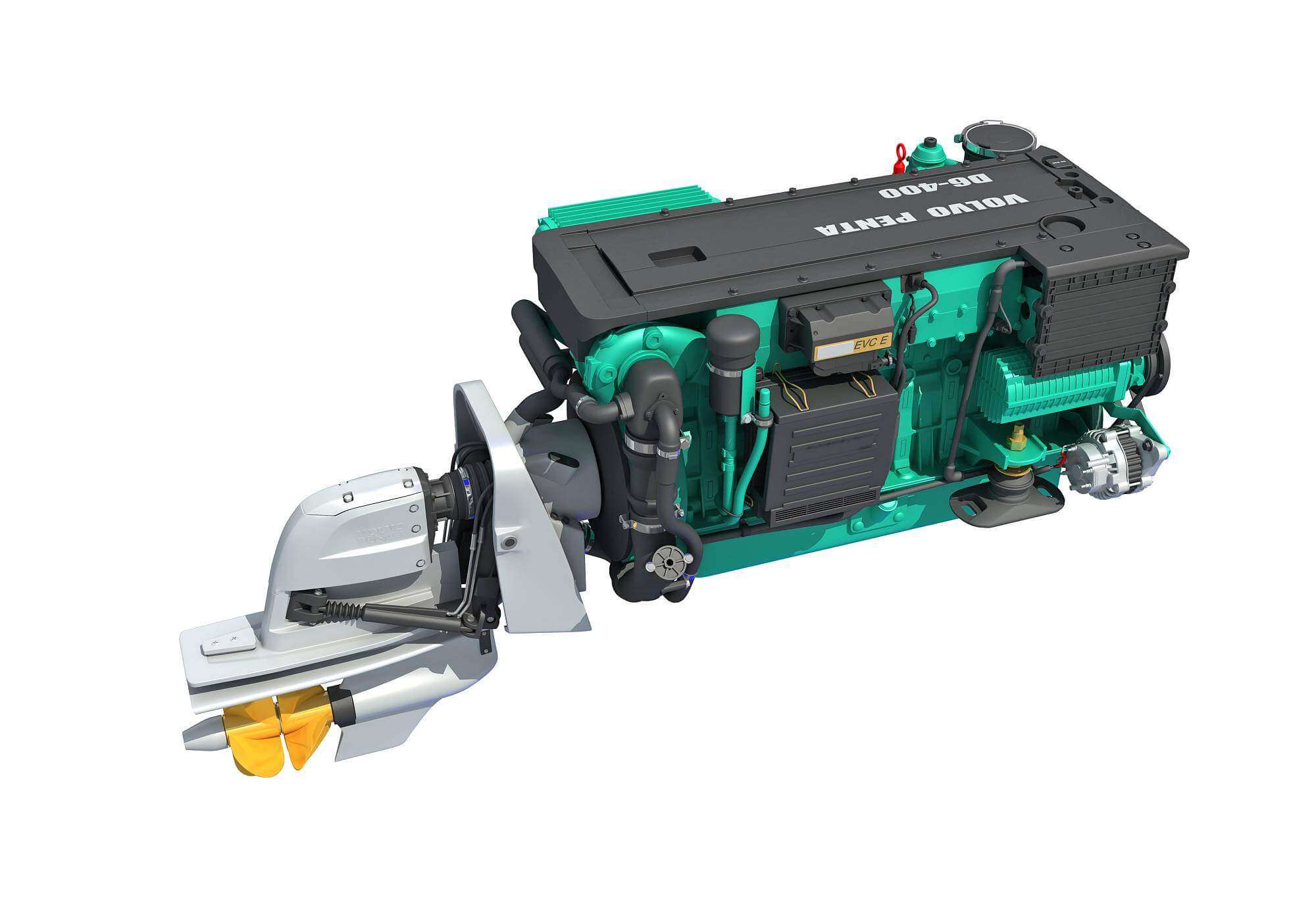 Volvo Penta Marine Engine - 3D Model by 3D Horse