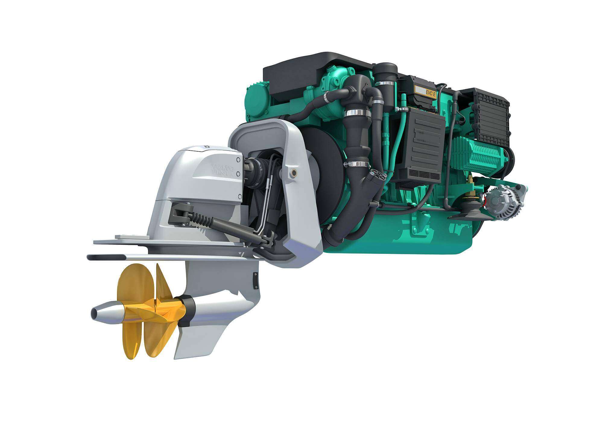 Volvo Penta Marine Engine - 3D Model by 3D Horse