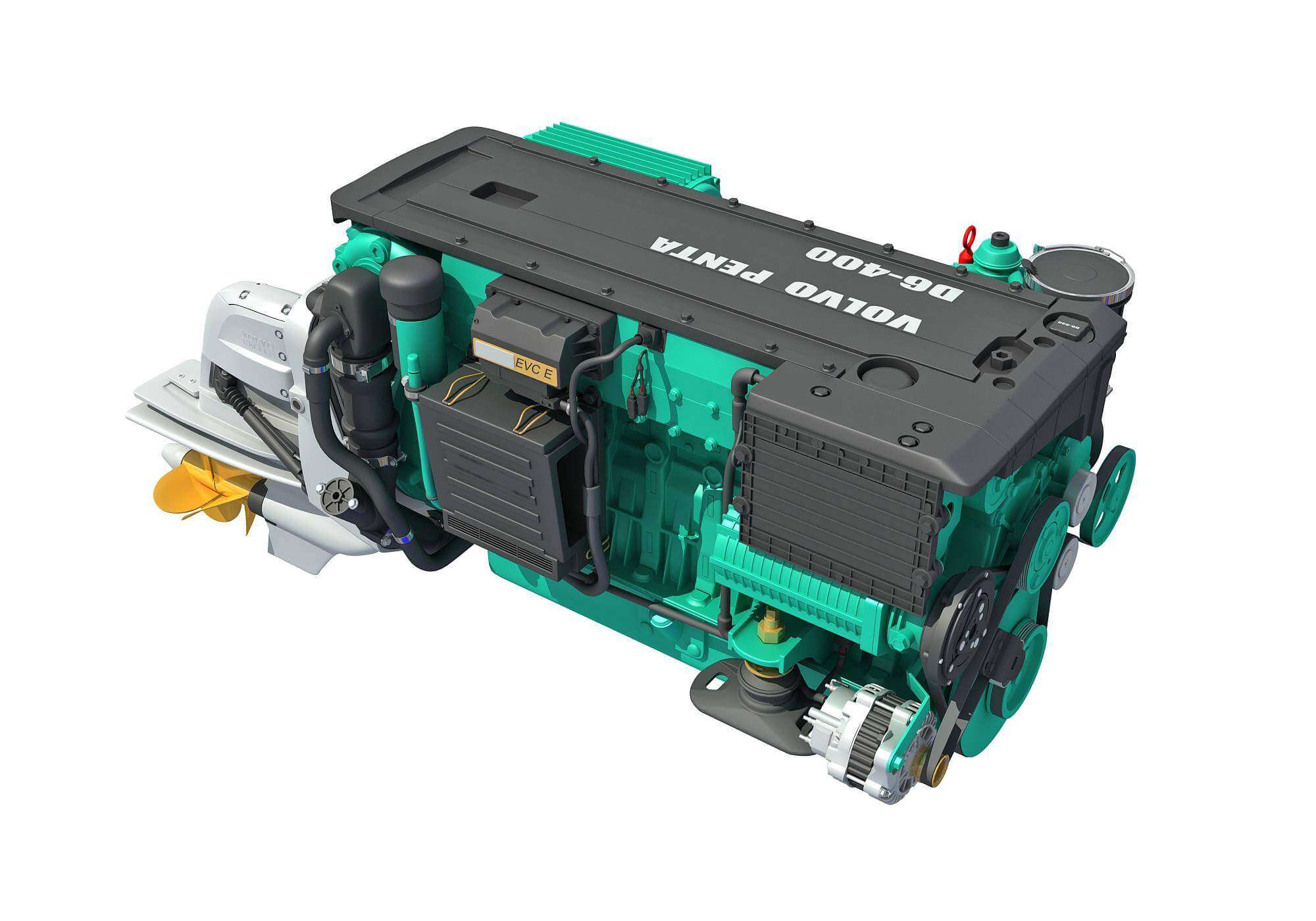 Volvo Penta Marine Engine - 3D Model by 3D Horse