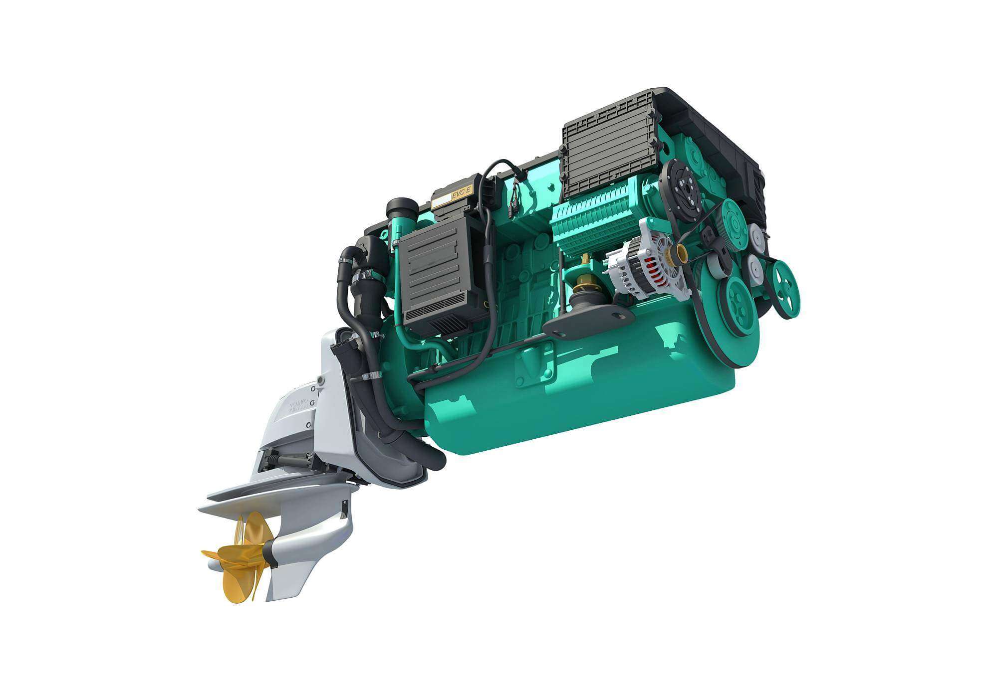 Volvo Penta Marine Engine - 3D Model by 3D Horse